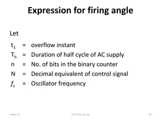 L16 digital firing scheme | PPT