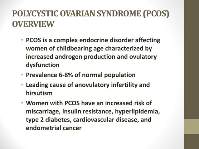 PCOS- Polycystic ovarian syndrome Khalid | PPT