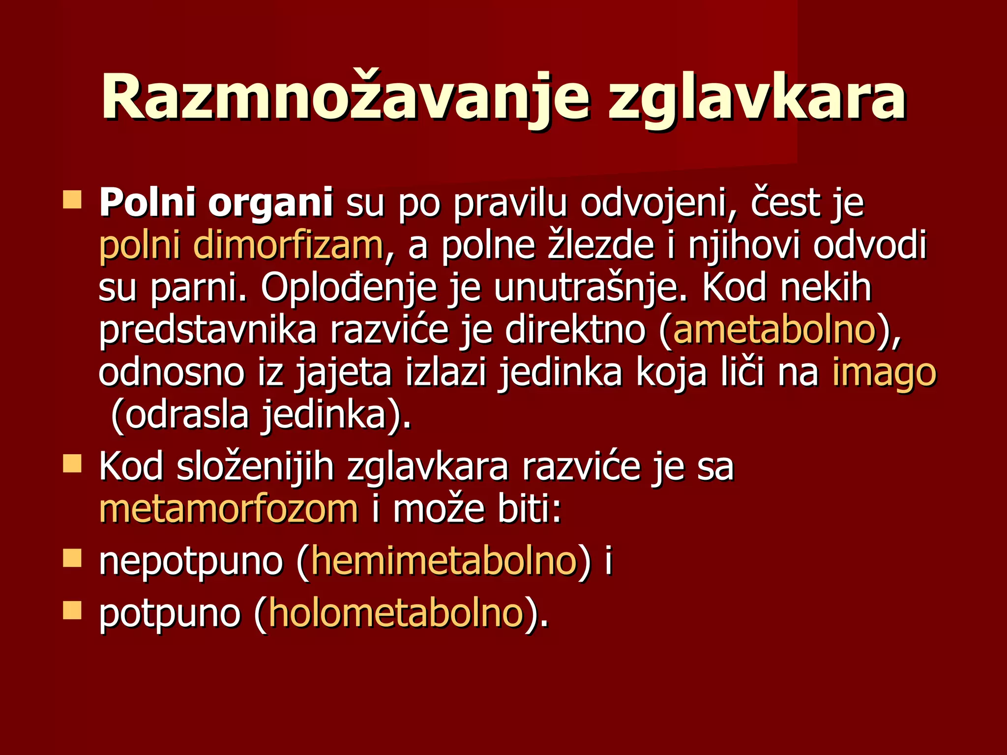 L168 - Biologija - Zglavkari - Aleksandra Živadinović - Danijela ...