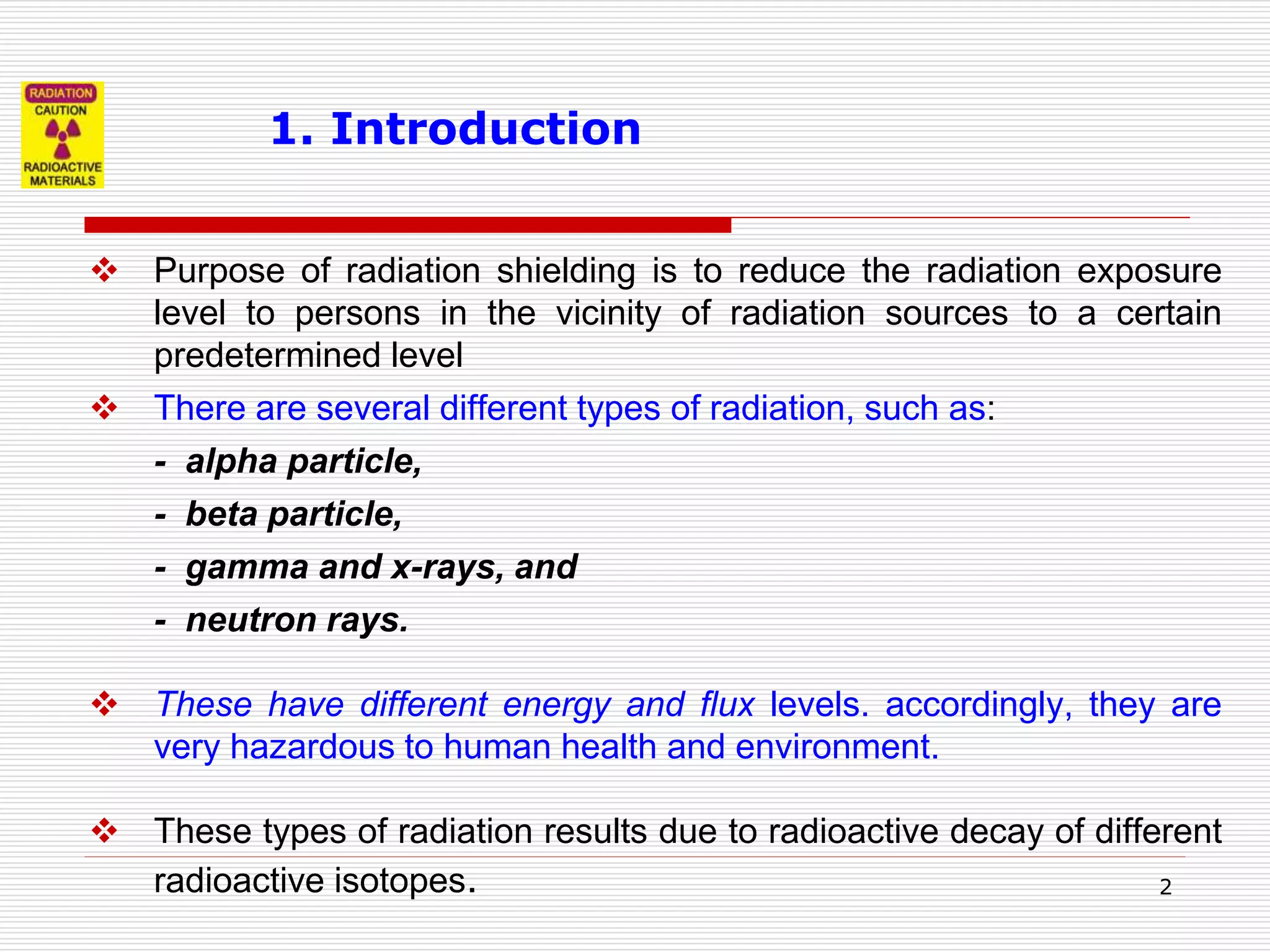 L16 radiation shielding | PPT