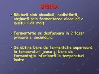 Bauturi alcoolice si nealcoolice | PPT