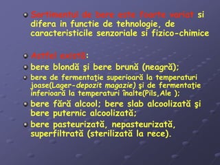 Bauturi alcoolice si nealcoolice | PPT