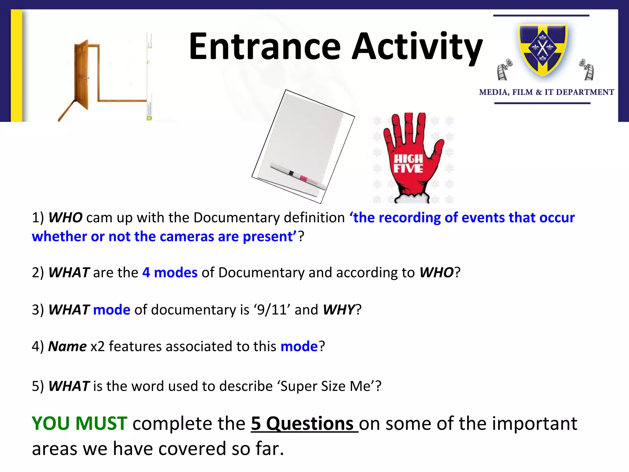 L17 - 'Bowling for Columbine' - Introduction | PPT