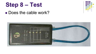 L17-NETWORK-CABLING STRAIGHT THROUGH and CROSSOVER.ppt