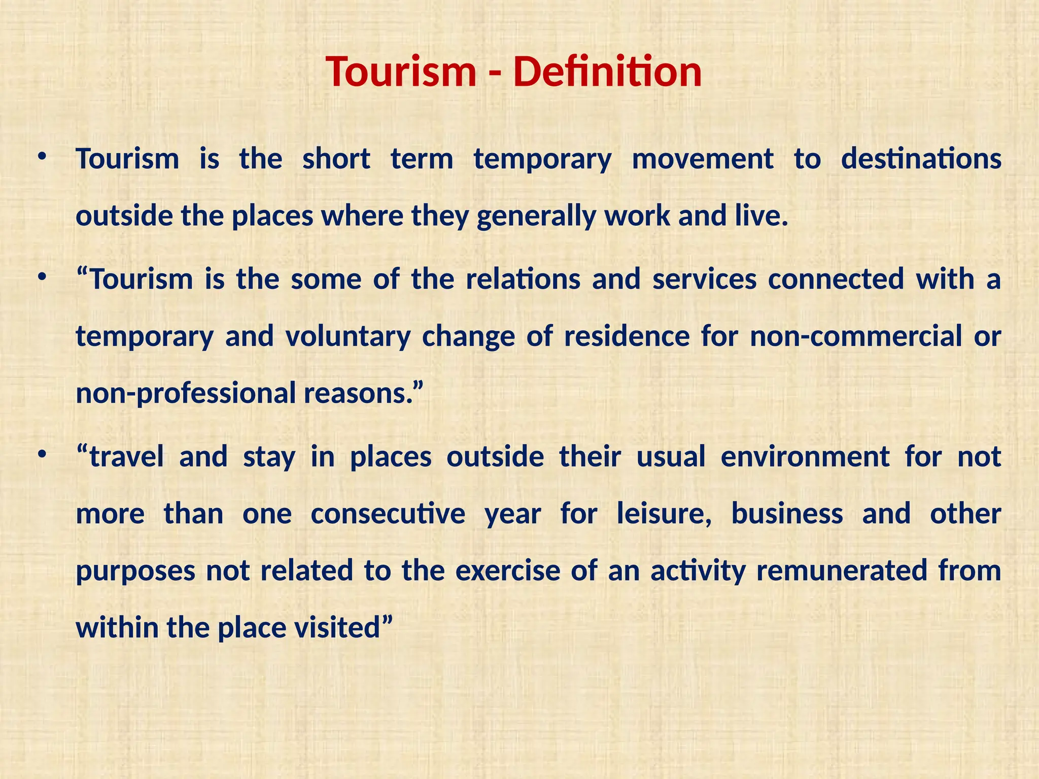 Tourism, meaning and types and potential for tourism development in ...