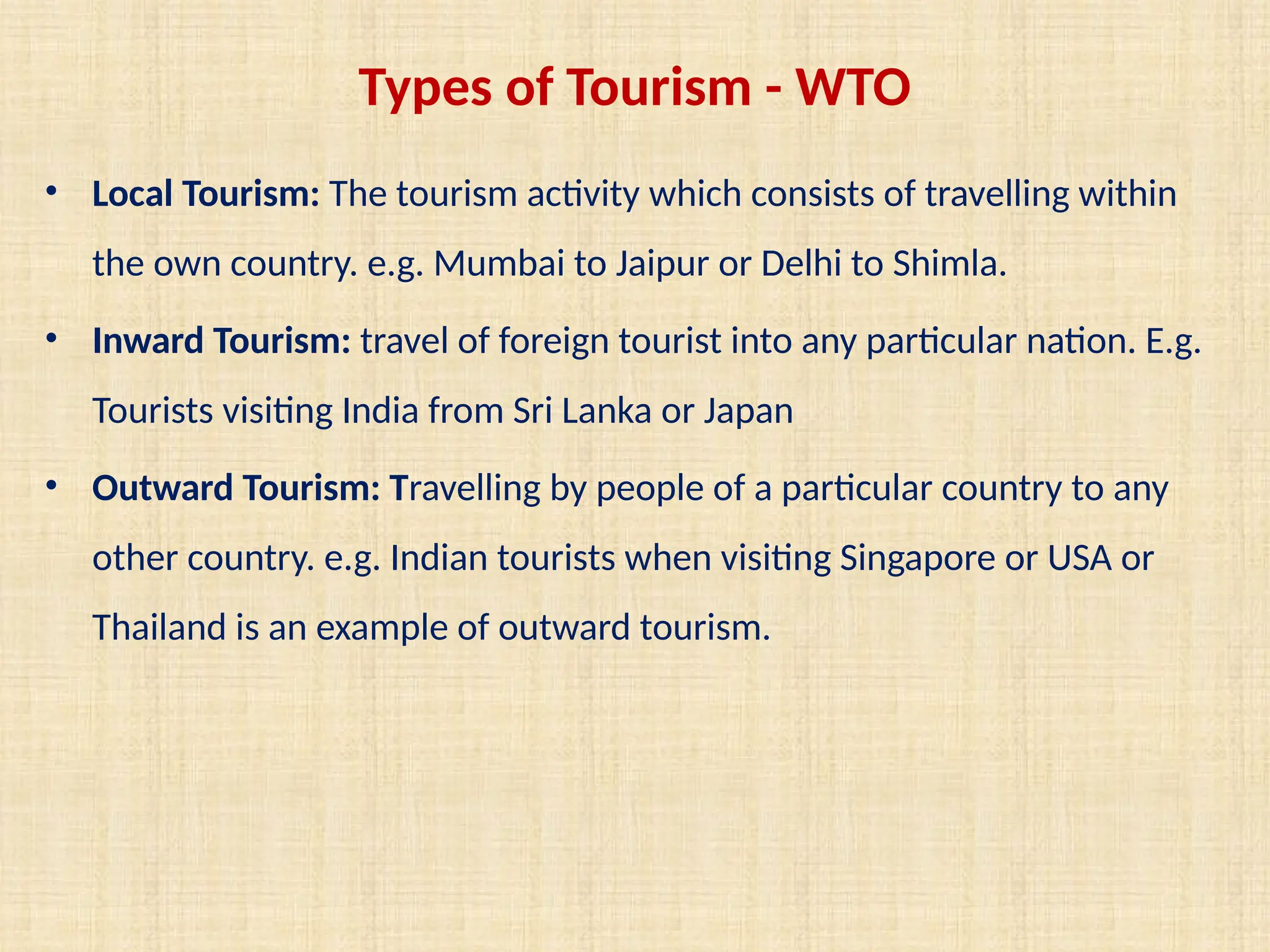 Tourism, meaning and types and potential for tourism development in ...