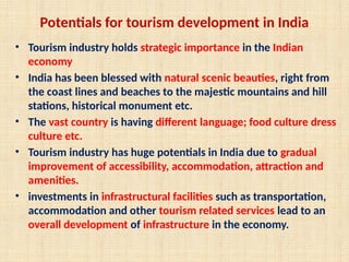 Tourism, meaning and types and potential for tourism development in ...
