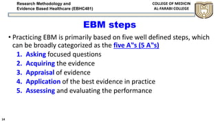 L17 rm (principles of evidence-based medicine)-samer | PPT