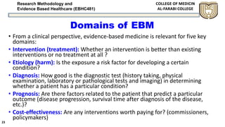 L17 rm (principles of evidence-based medicine)-samer | PPT