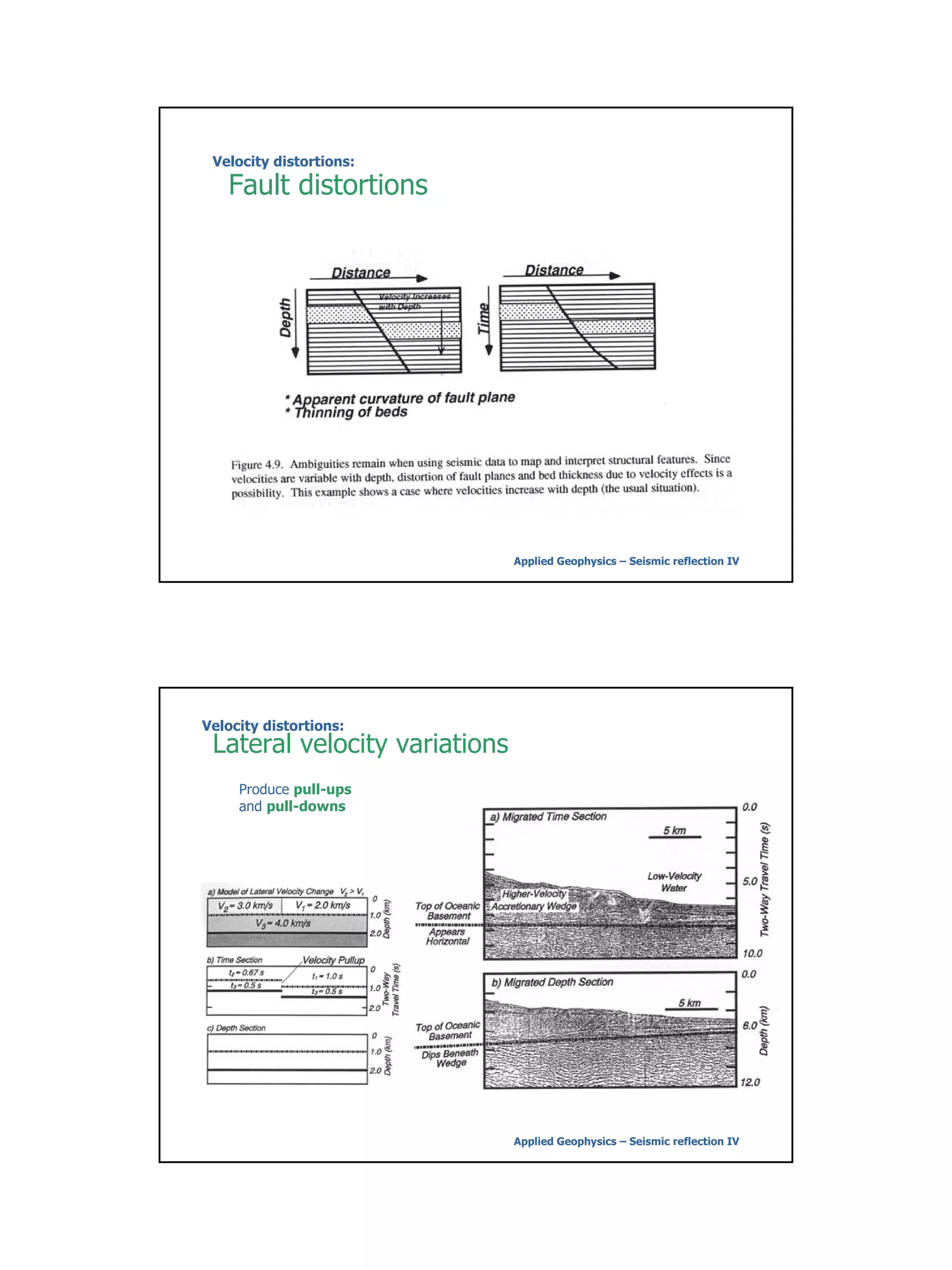 Lecture on seismic reflection | PDF