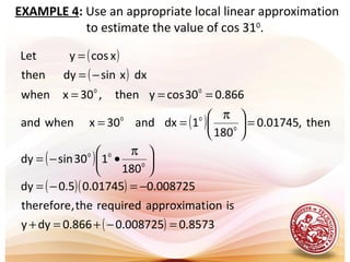 L17 the differentials (applications) | PPT