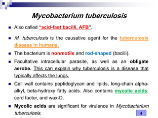 Medical Microbiology Laboratory (Mycobacterium spp.) | PDF