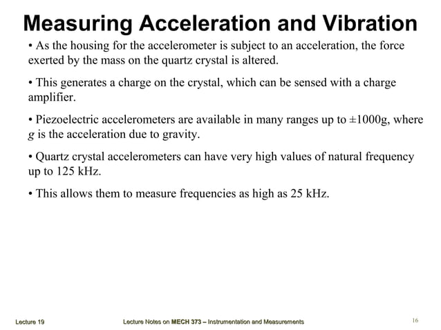 L19 accelerometer | PPT