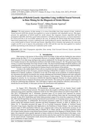 Application of Hybrid Genetic Algorithm Using Artificial Neural Network ...