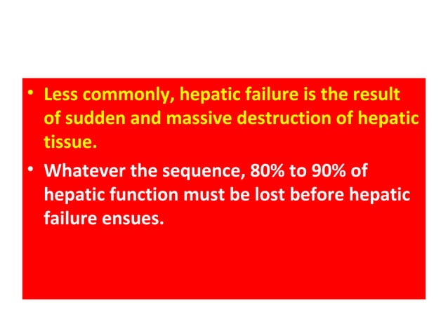 L19 hepatic failure | PPT