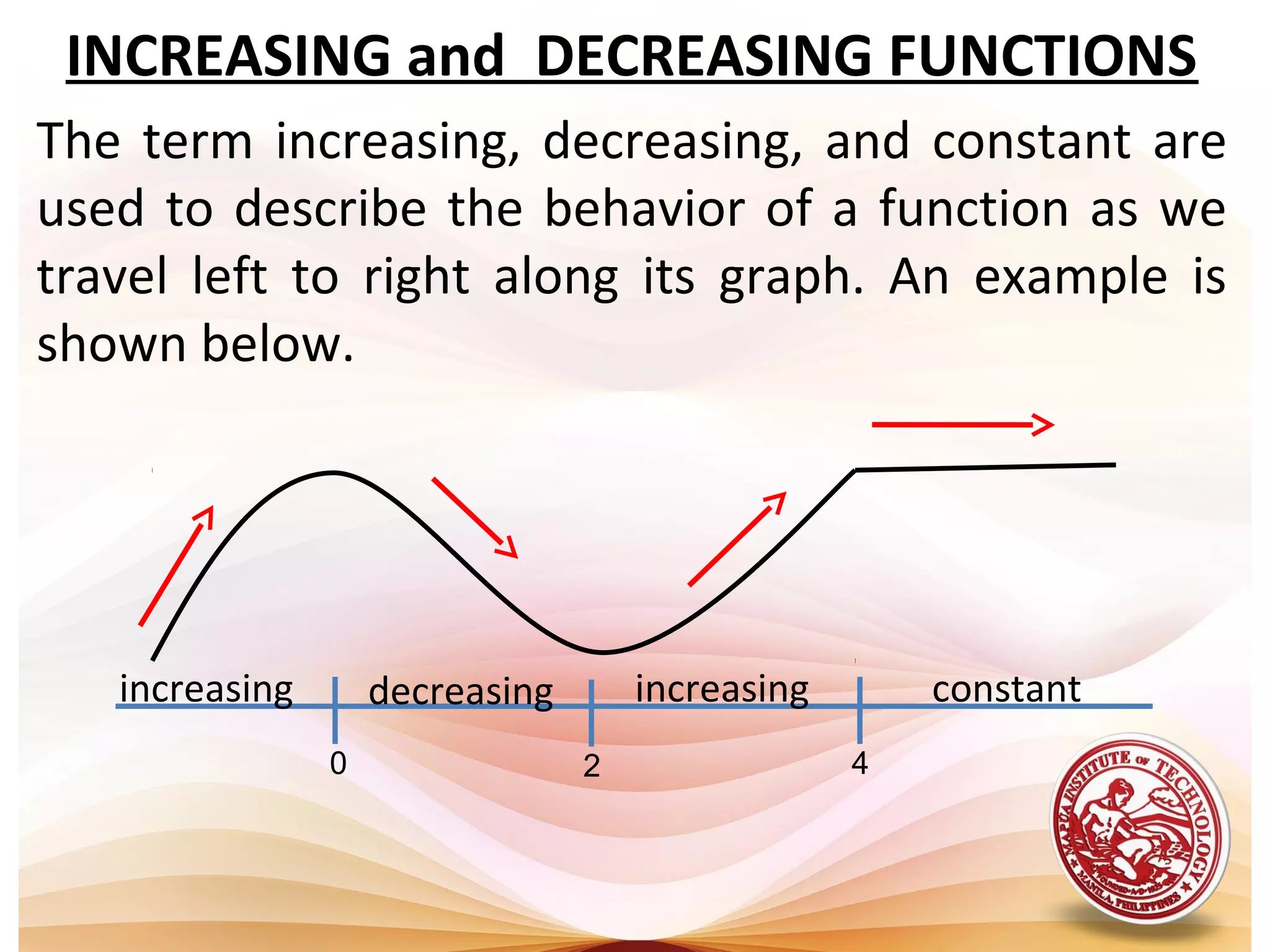 L19 increasing & decreasing functions | PPT