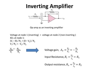 L19 Op Amp.ppt | Consumer Electronics | Technology & Computing
