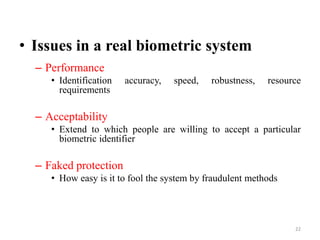 Basic of Biometrics Technology | PPTX