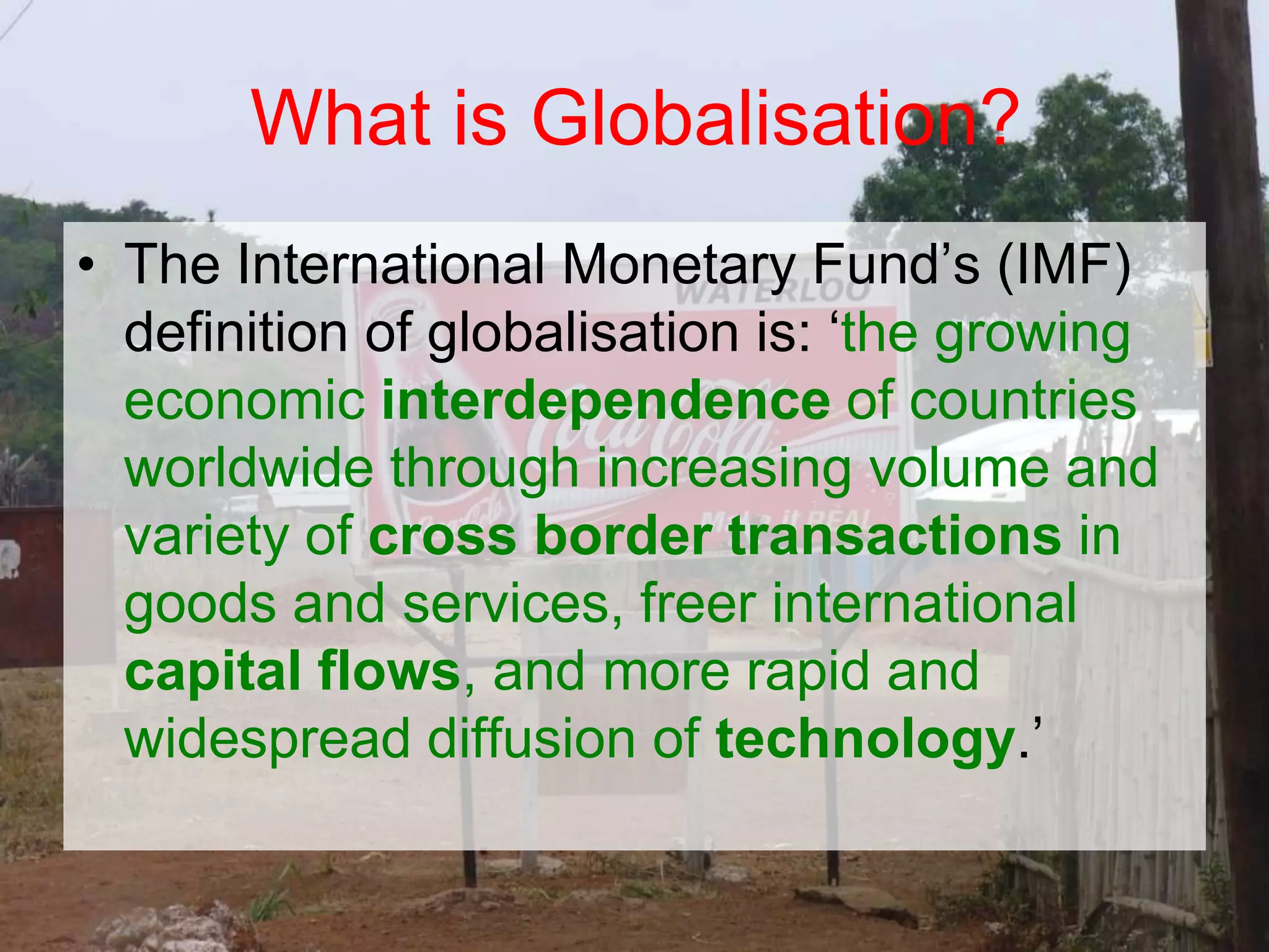 L1 ap what is globalisation | PPT