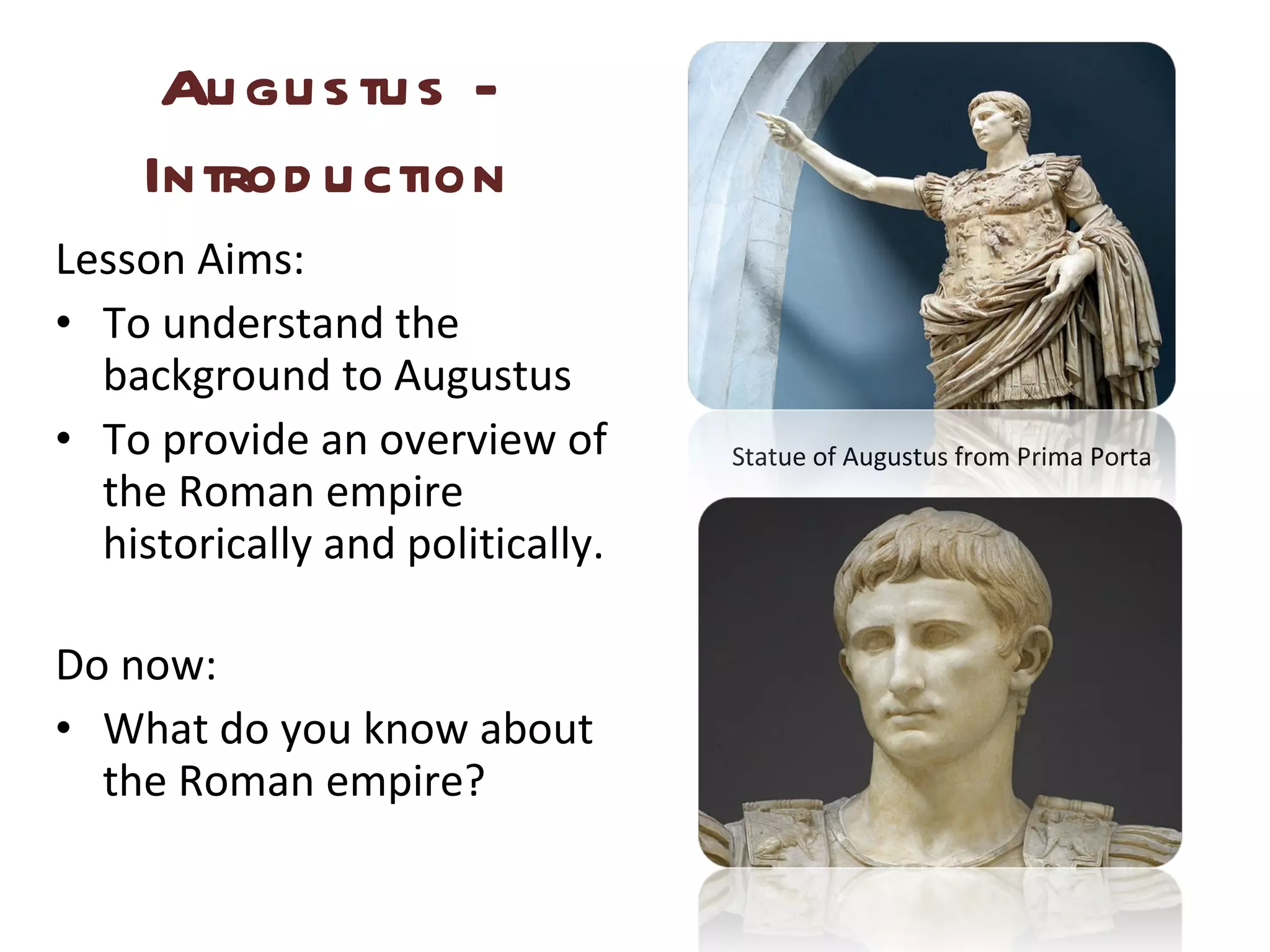 L1 Introduction to Augustus | PPT