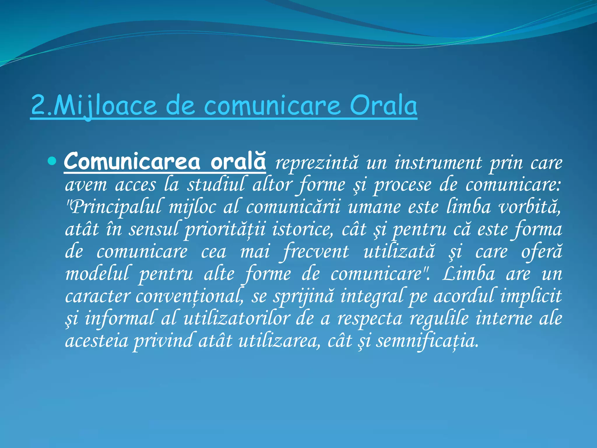 Mijloace de comunicare | PPT