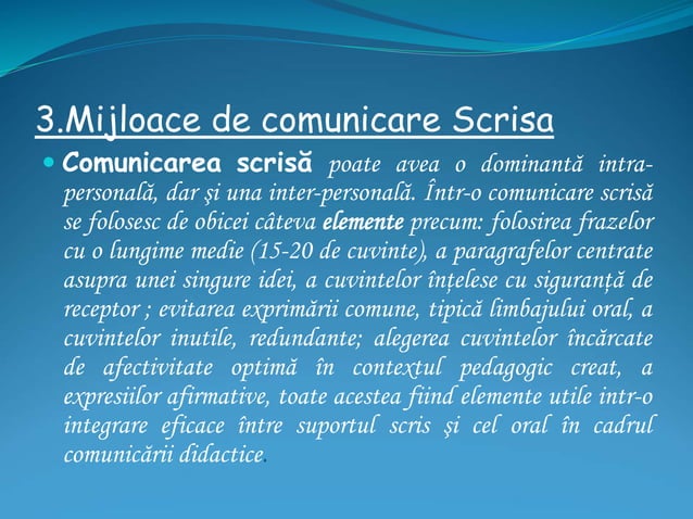 Mijloace de comunicare | PPT