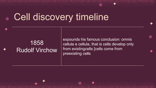 Cell and Molecular Biology. Modern cell Theory, parts of a cell | PDF