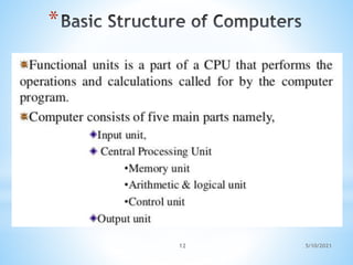 L1 computer architecture lesson 1 | PPTX