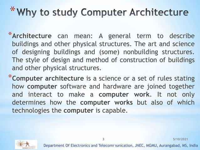 L1 computer architecture lesson 1 | PPTX