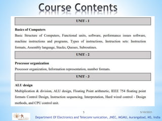 L1 computer architecture lesson 1 | PPTX