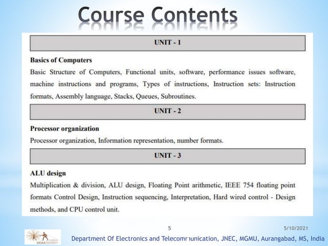 L1 computer architecture lesson 1 | PPTX
