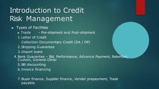 Credit Risk Management lecture notes presentation | PPTX