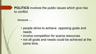 L1 define politics | PPTX