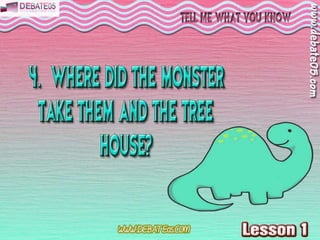 Dinosaurs Before Dark, Lesson 1, Book 5 Magic Tree House | PPTX