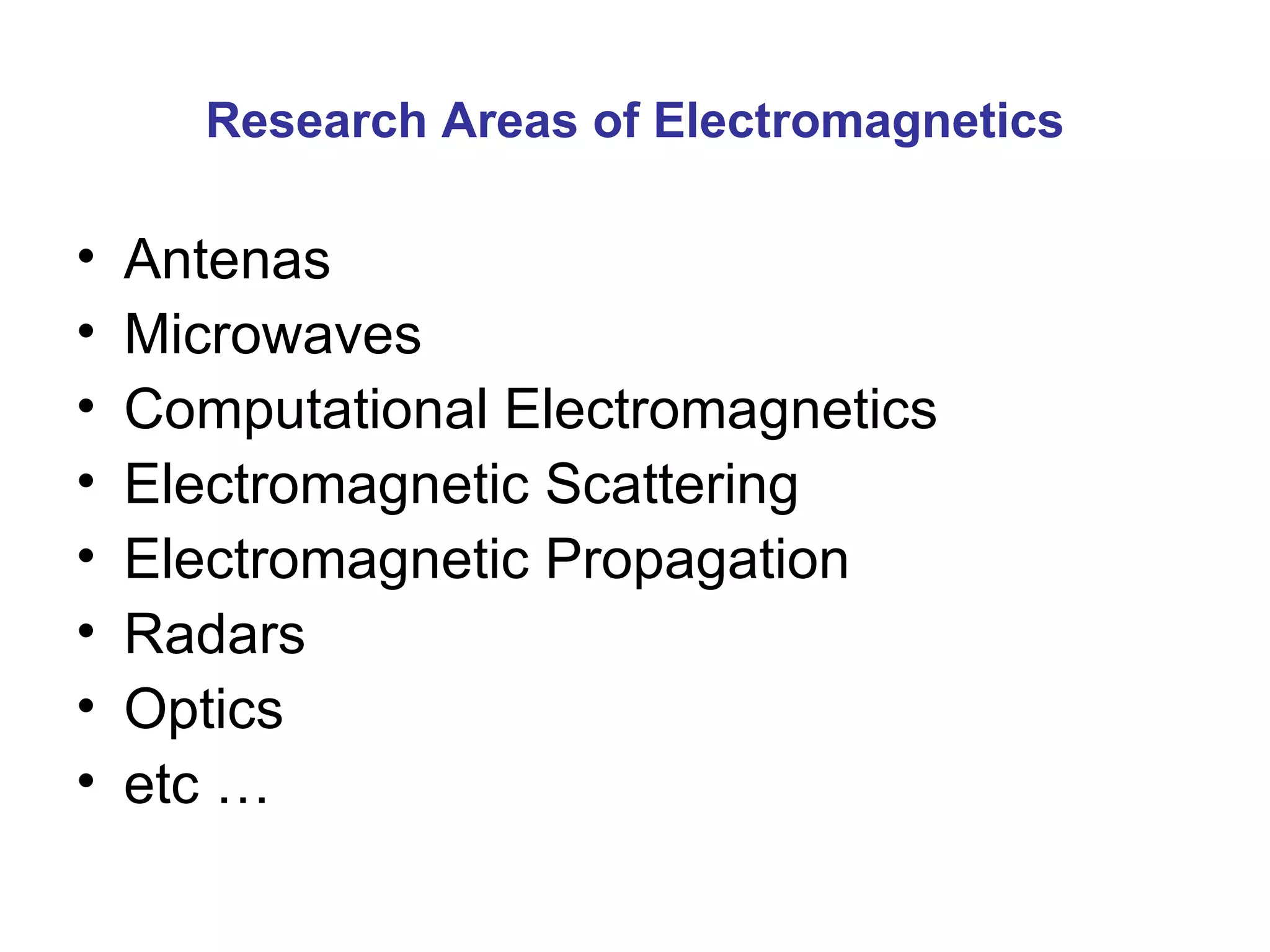 basics of electromagneic theory | PPT