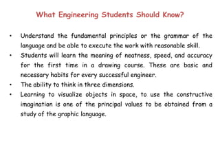 Introduction to Engineering Graphics | PPSX