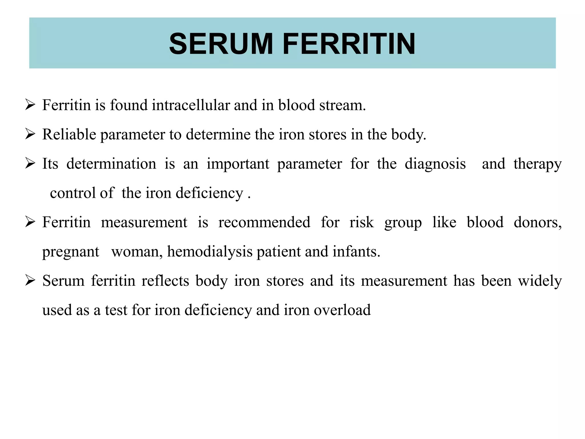 Estimation of iron profile | PPT