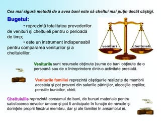 Bugetul familiei | PPT