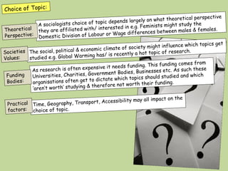 L1 factors influencing choice of method and topic | PPT