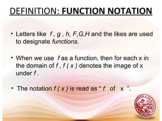 L1 functions, domain & range | PPT | Programming Languages | Computing