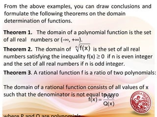 L1 functions, domain & range | PPT | Programming Languages | Computing