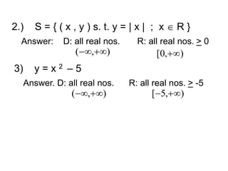 Calculus - 1 Functions, domain and range | PPT | Programming Languages | Computing