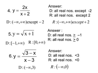Calculus - 1 Functions, domain and range | PPT | Programming Languages | Computing