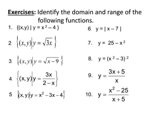 Calculus - 1 Functions, domain and range | PPT | Programming Languages | Computing