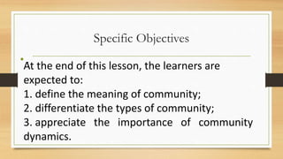 L1Gains in Understanding Community Dynamics.pptx