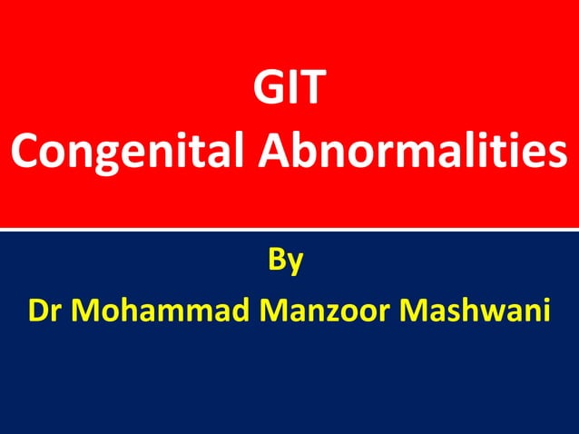 L1 git cong abnormalities | PPT | Pregnancy | Reproductive Health