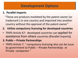 Compulsory license of Drugs | PPTX