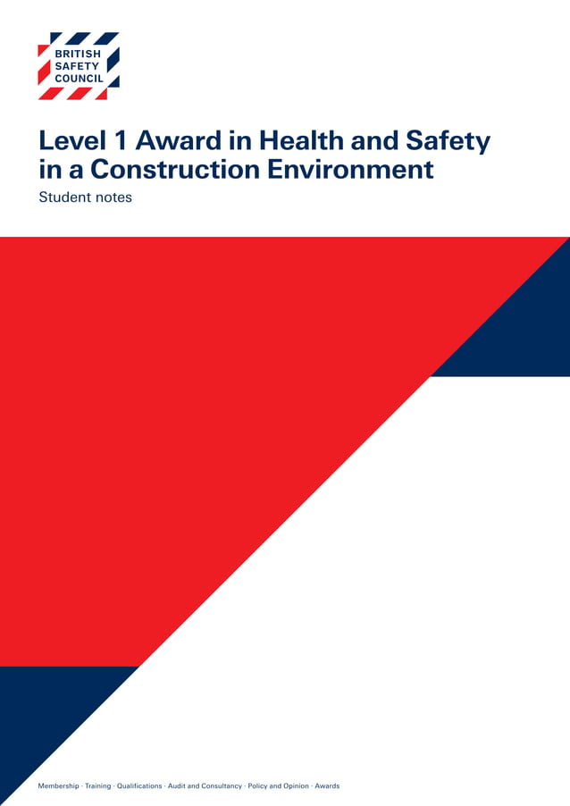 L1 H&S Construction Environment Student Notes | PDF
