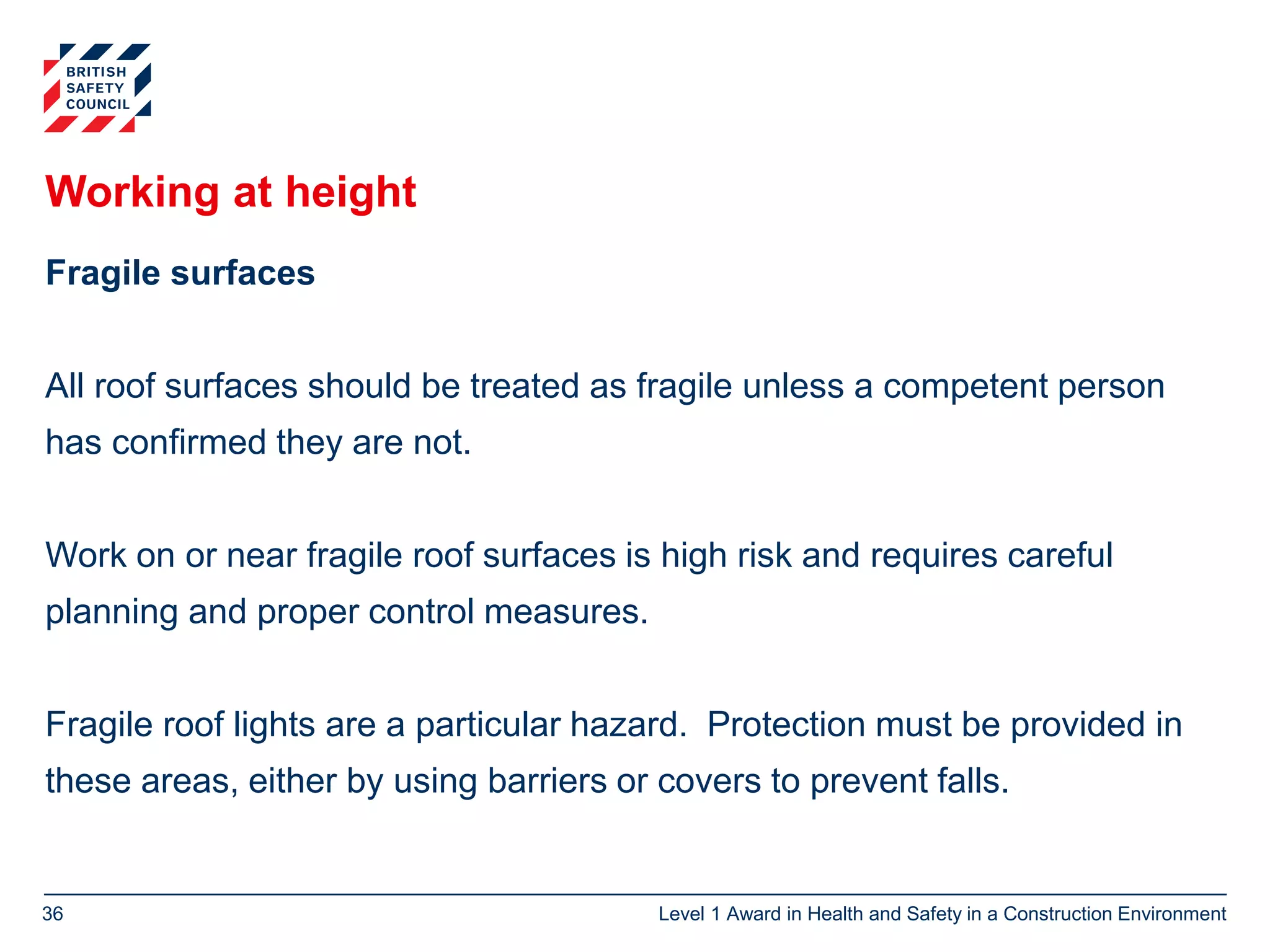 L1 Health & Safety in construction environment powerpoint | PPTX