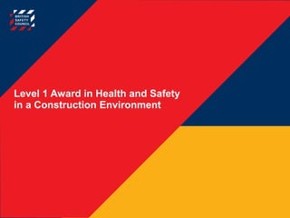 L1 Health & Safety in construction environment powerpoint | PPTX